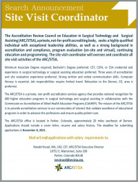 Announcements - ARC/STSA